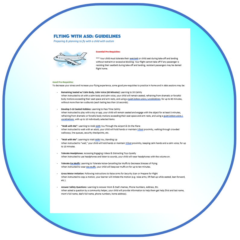 Parent Guide: Flying with Autism (PDF Download) – Autism Visual Designs