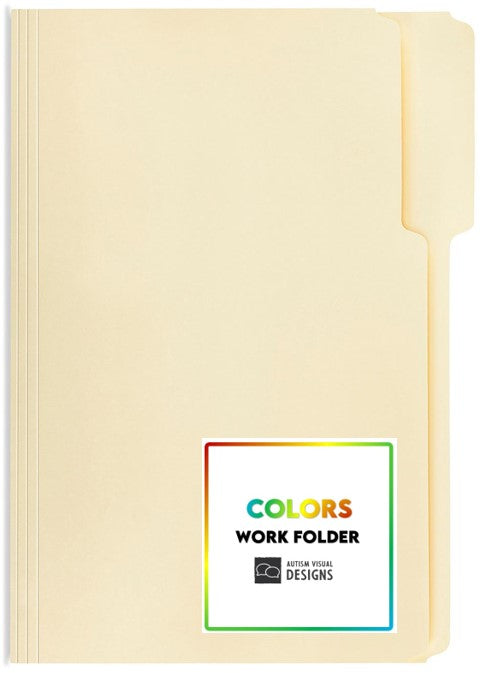 Work Folder: Colors – Autism Visual Designs