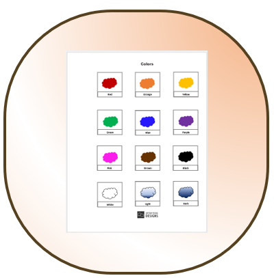 PECS Expansion Pages: Colors & Shapes (PDF Download) – Autism Visual ...