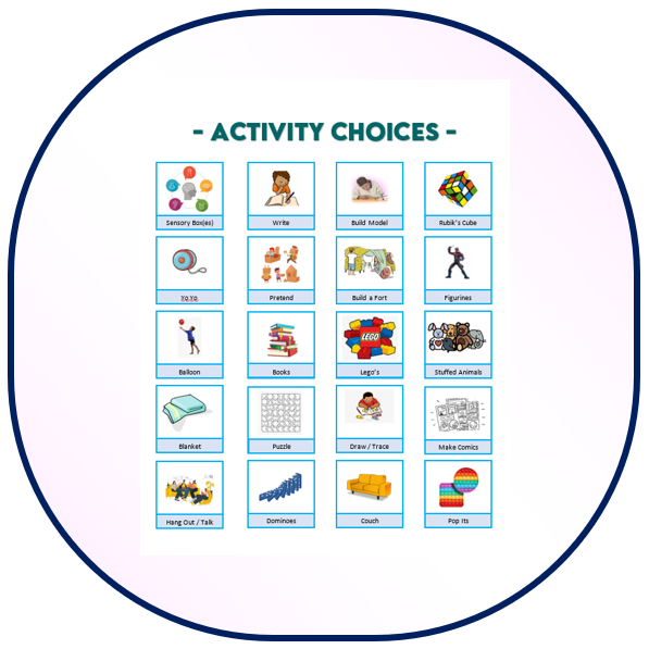 PECS Expansion Pages: Activities (PDF Download) – Autism Visual Designs