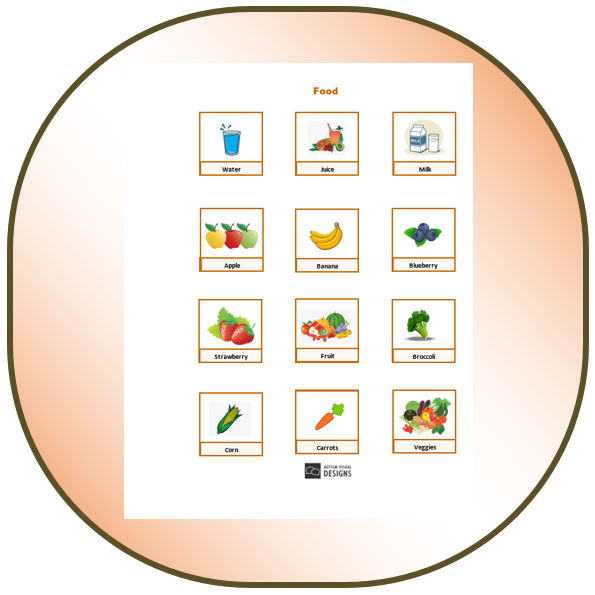 PECS Expansion Pages: Food (PDF Download) – Autism Visual Designs